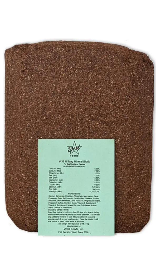 Hi-Mag Mineral Block | West Feeds, Inc.