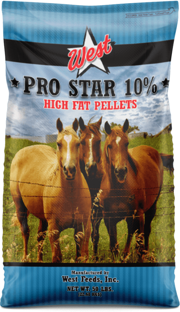 Pro Star 10% Horse Pellets | West Feeds, Inc.